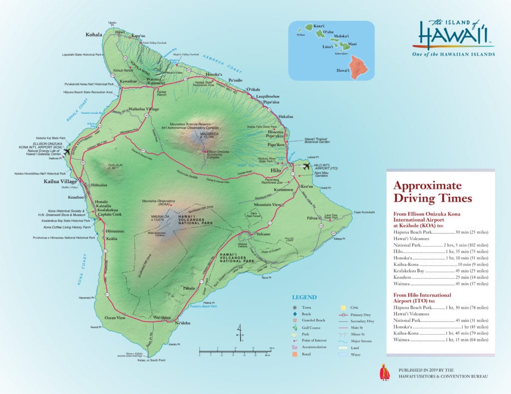 Island Itinerary Maps - Waikiki Adventures