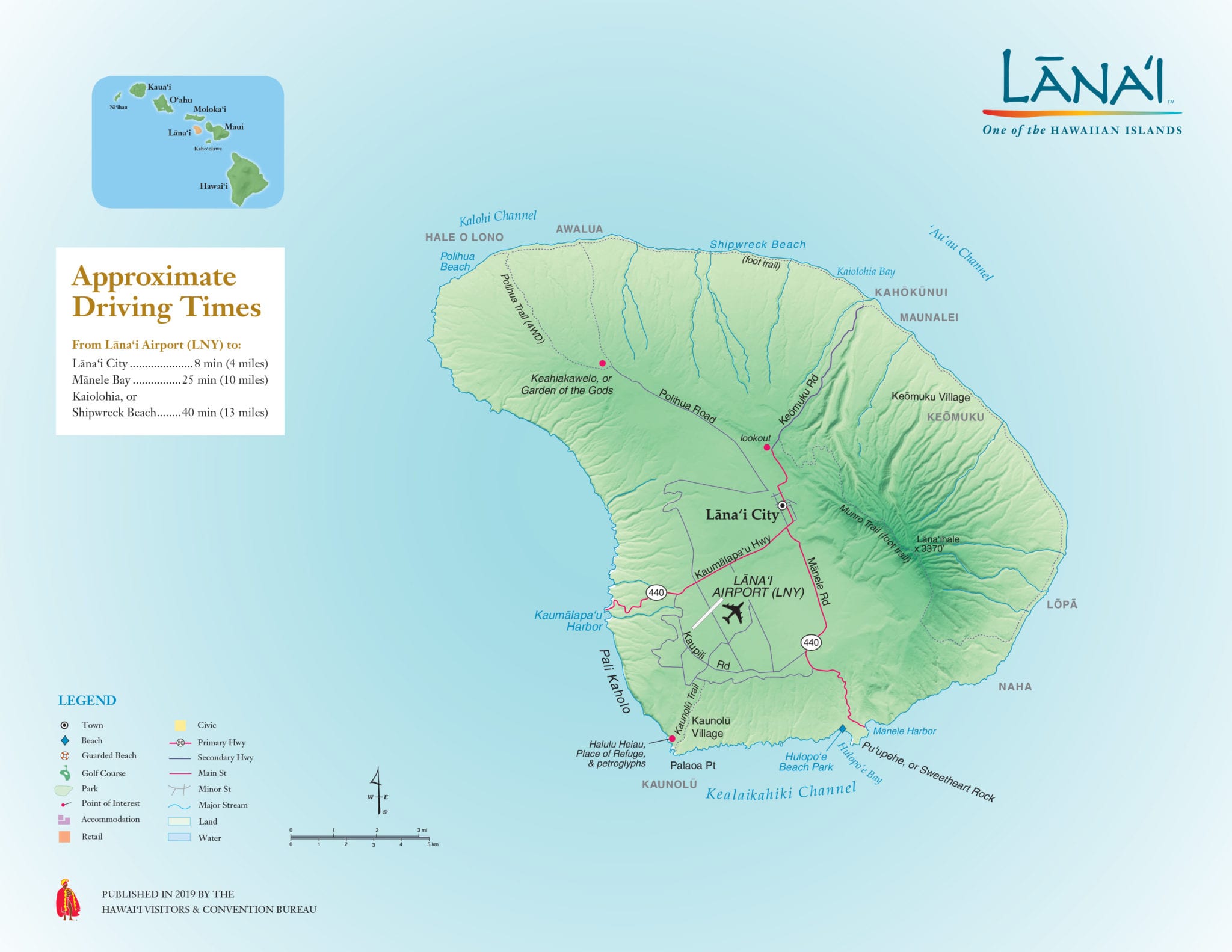 Island Itinerary Maps - Waikiki Adventures